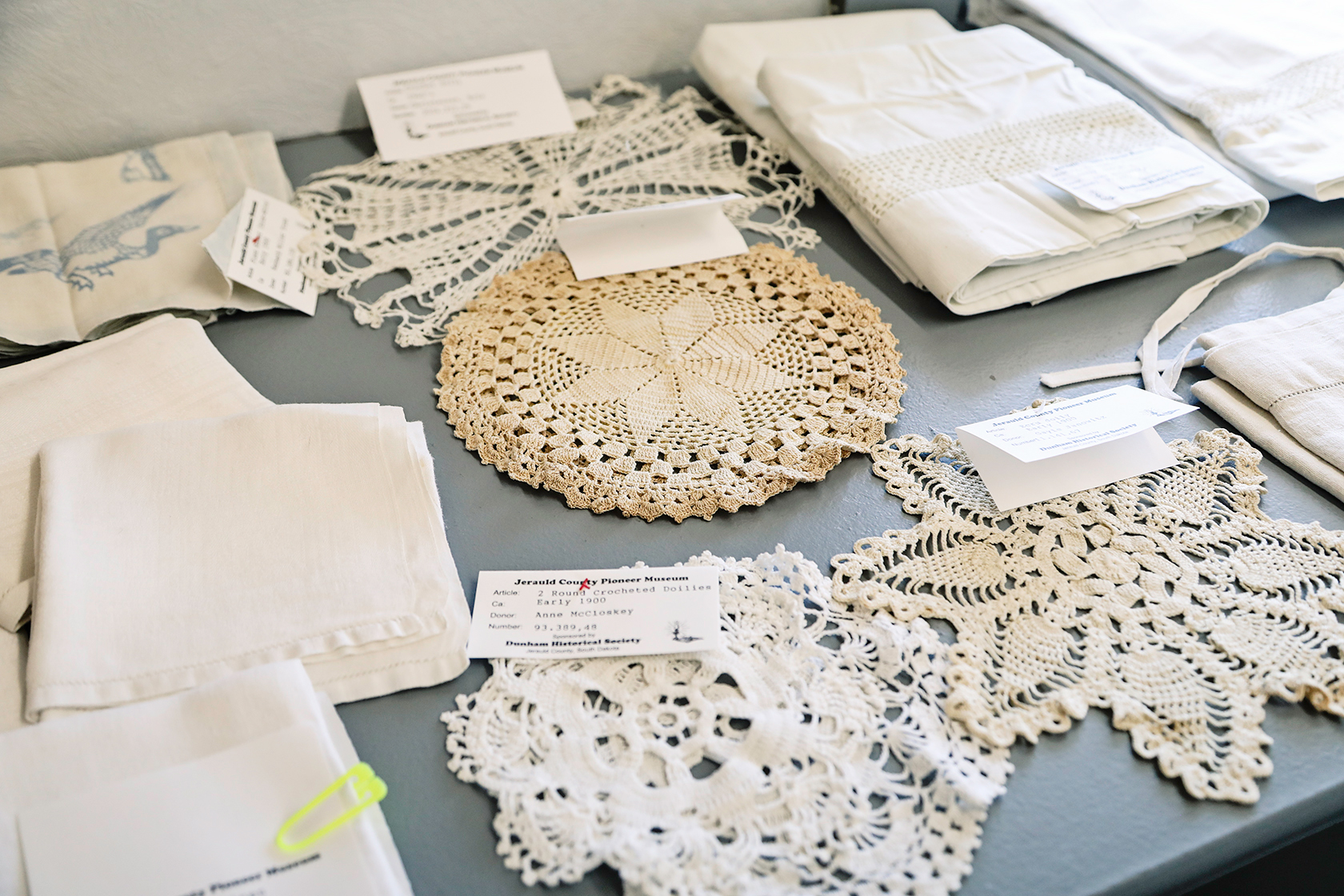Jerauld Co. Pioneer Museum Rolls Out Vintage Linen Exhibit | True Dakotan